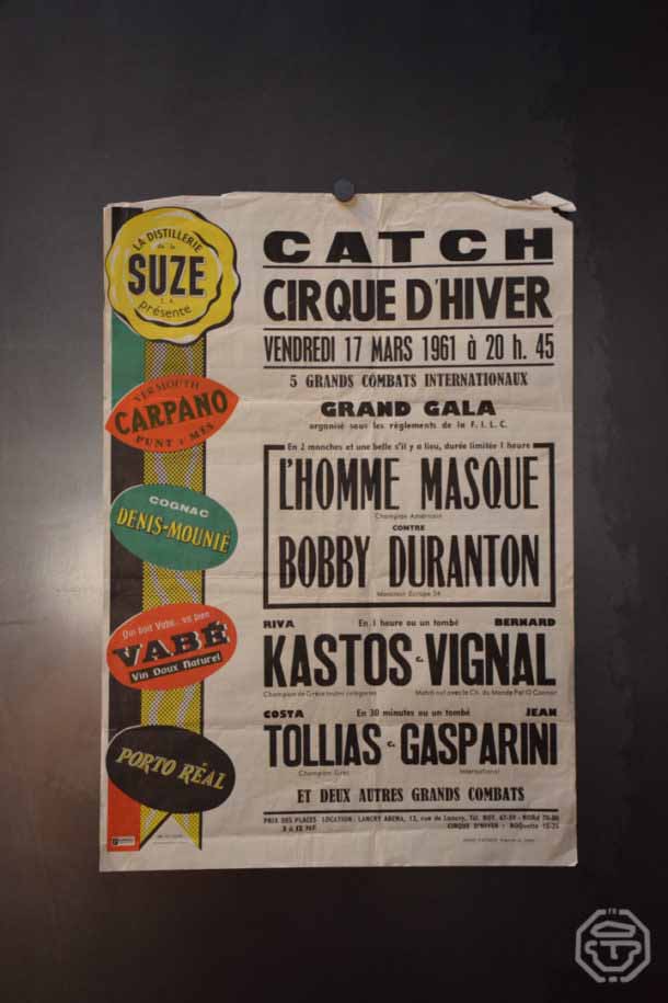 Affiche de Catch 17 mars à Paris | L'Atelier de Papy